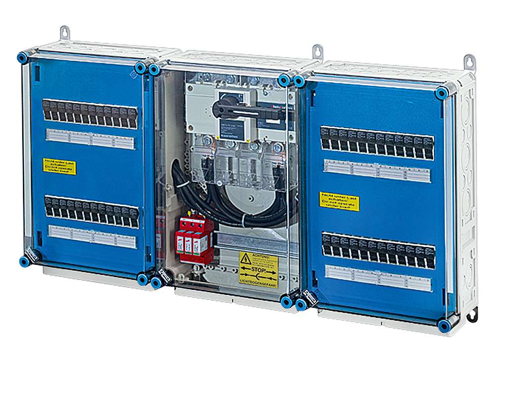 MI PV 3941 MI-Freischaltkasten 24_1 Typ 2 | PV Generatoranschlusskasten mit Stringsicherung ...